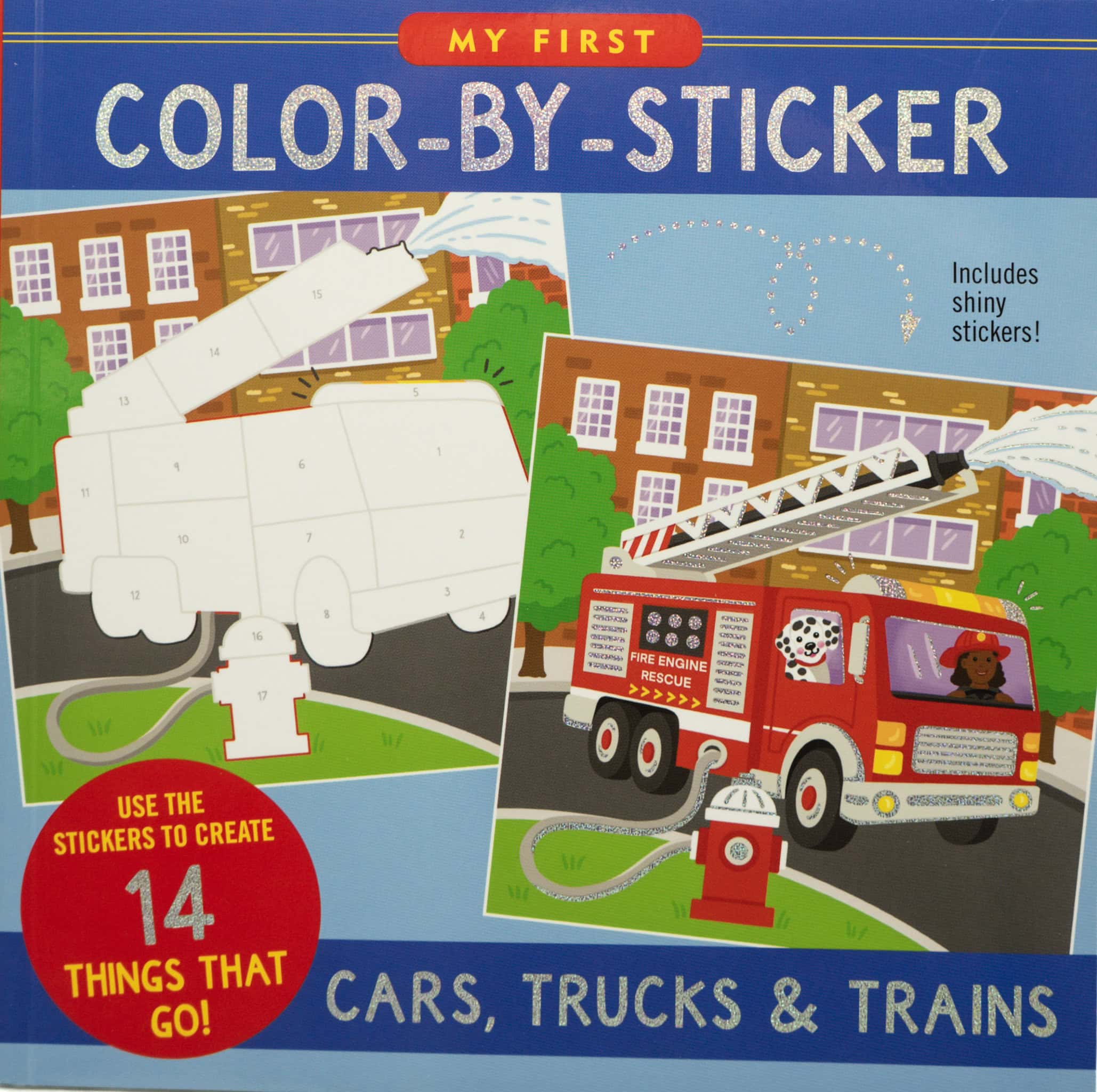 Color-by-Sticker (Cars, Trucks, & Trains) · Studio 331