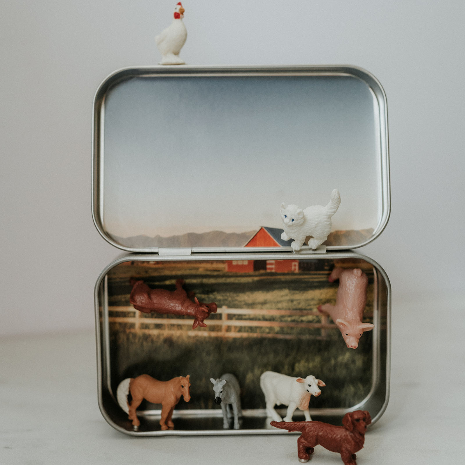 Magnetic tins toys store
