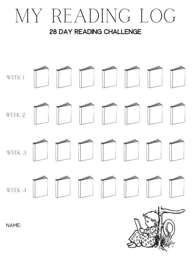 Reading Log Checklist – Studio 331